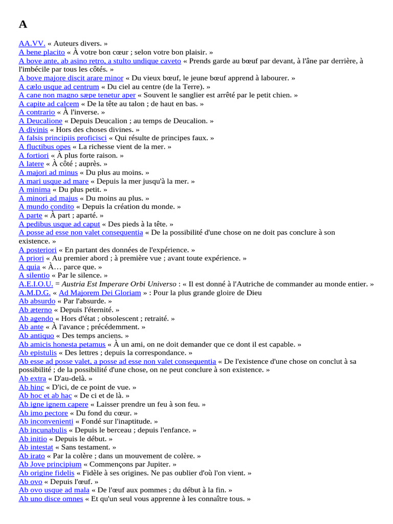 Citations Latines | PDF
