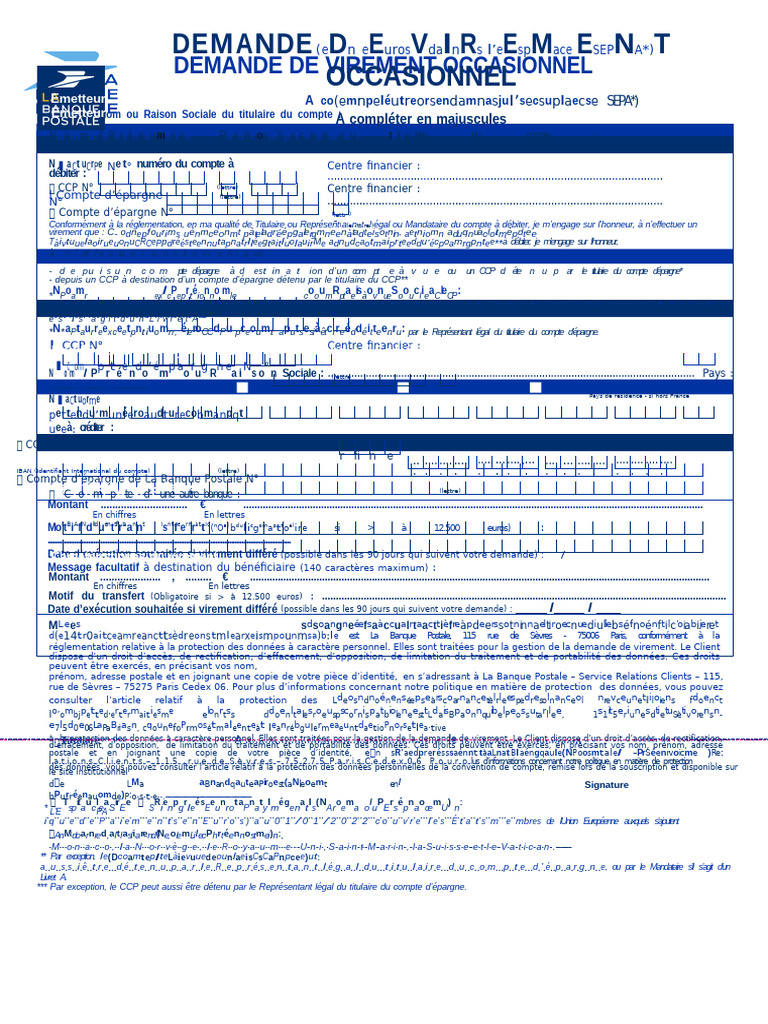 Demande Virement | PDF