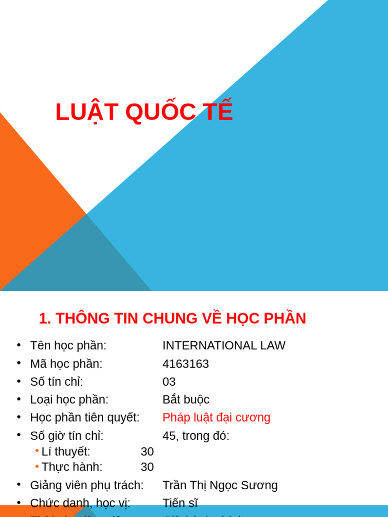 Bai 1. Gioi Thieu Chung Ve Hoc Phan LQT | PDF