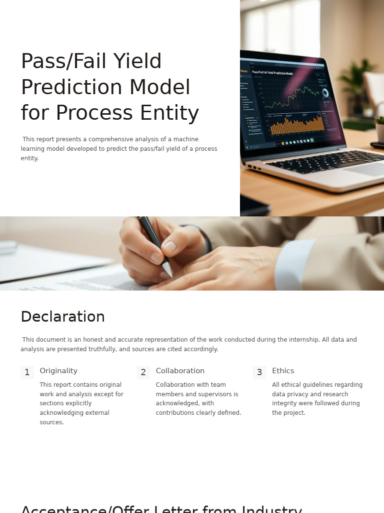 Passfail Yield Prediction Model For Process Entity Pdf 6692
