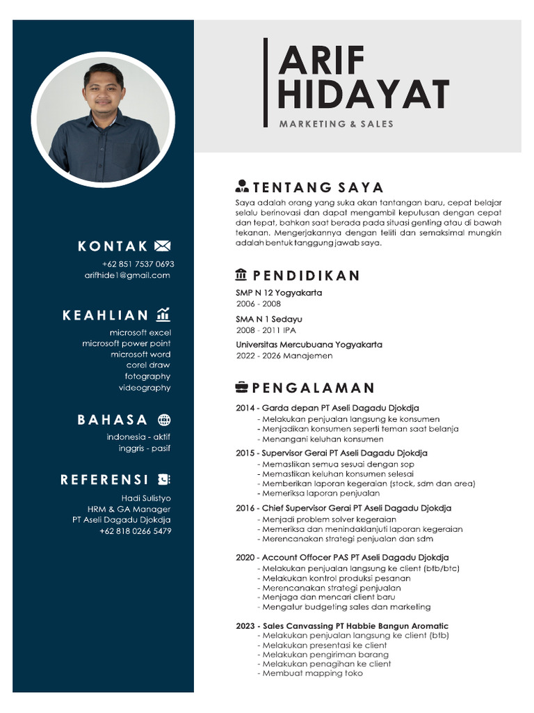 Arif CV | PDF