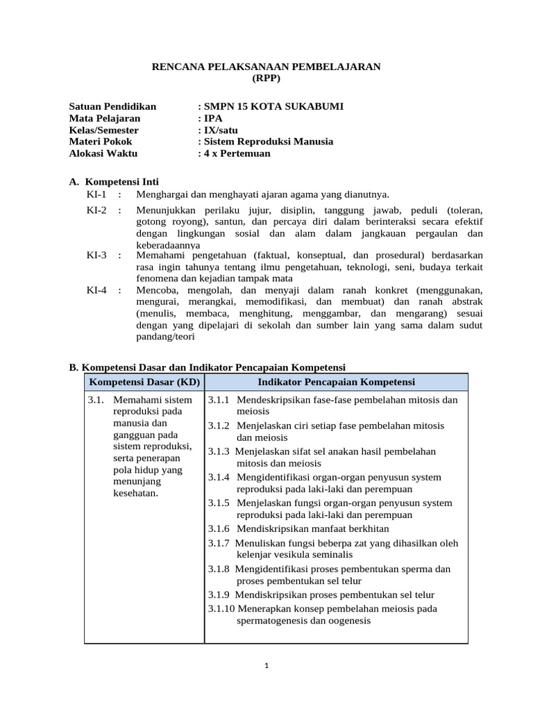 Bab 1 Sistem Reproduksi Ok | PDF