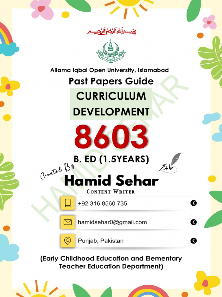 PastPaperGuide (8603) | PDF