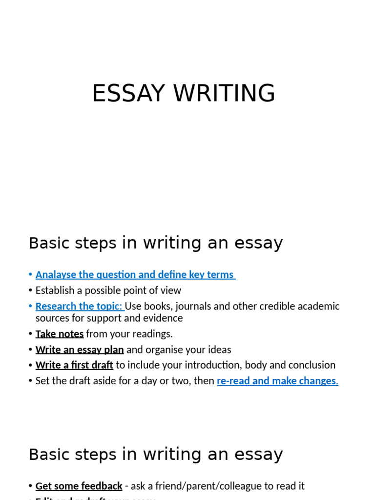 Essay Writing | PDF