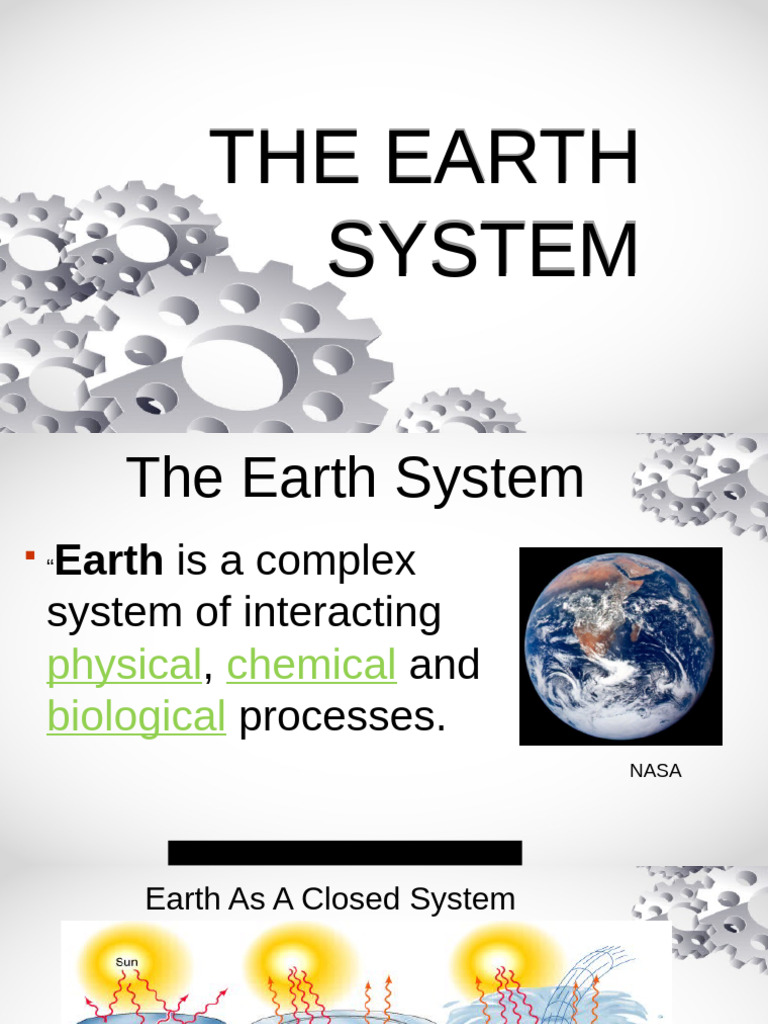 The Earth System | PDF