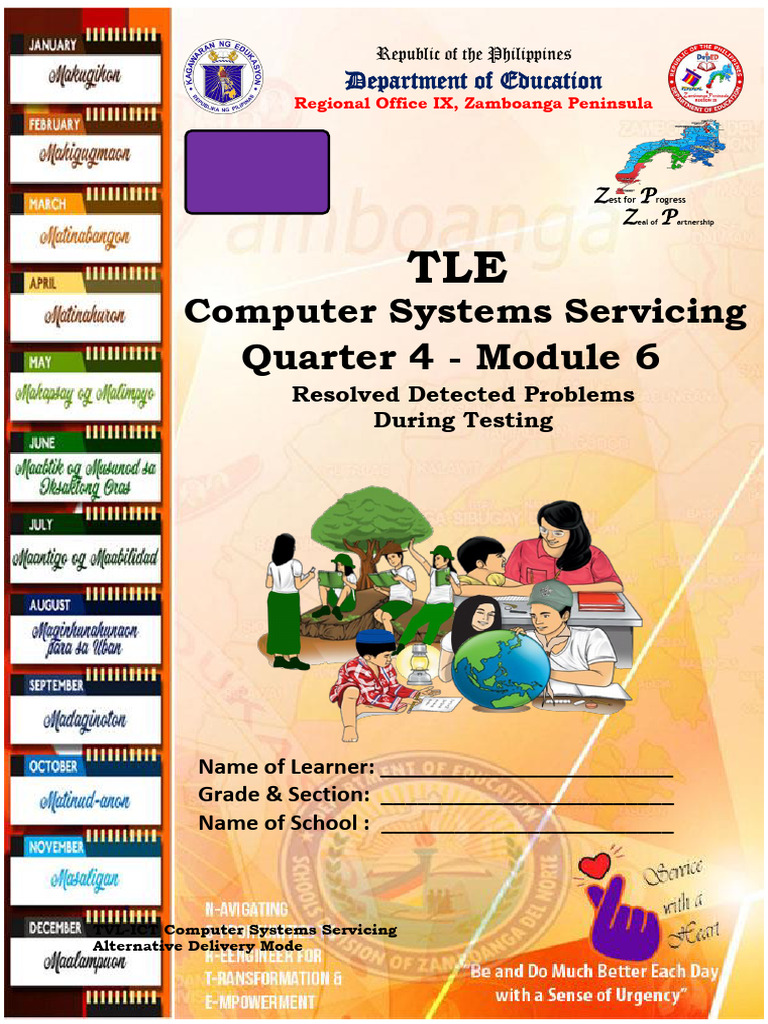 Tle Css9 Q4 M6 Resolved Detected Problems Pdf