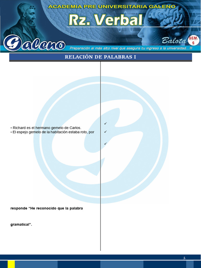 Relaci N de Palabras Semana 6 | PDF | Palabra | Ficción general