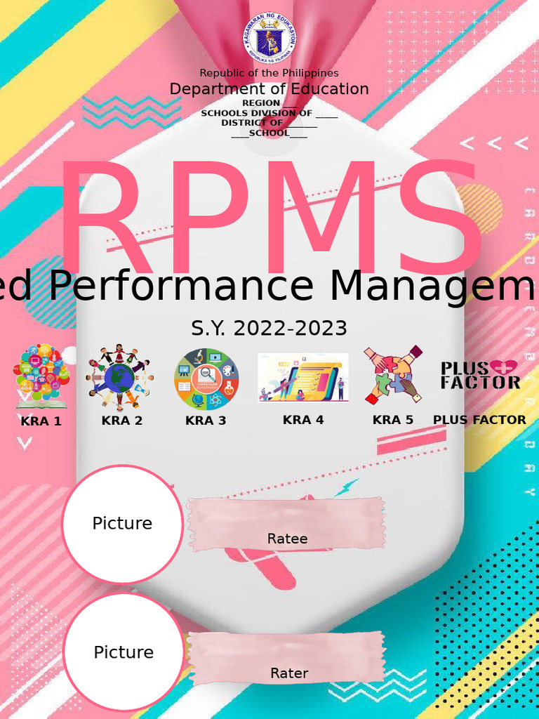 Pink RPMS Template | PDF | Educational Assessment | Learning