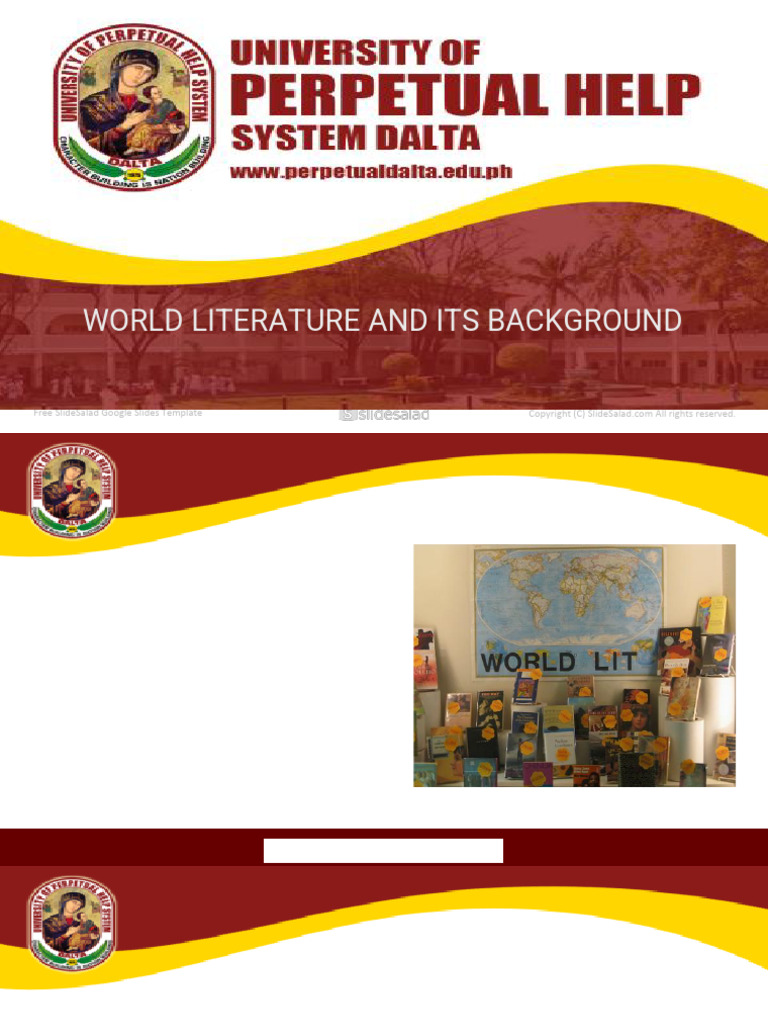 LESSON3-WORLD LITERATURE AND ITS BACKGROUND | PDF