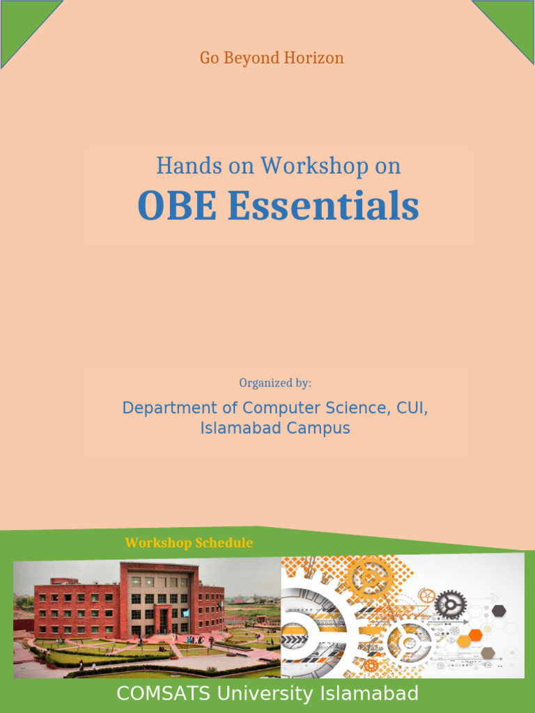 Hands On Workshop - Schedule - Final-1 | PDF