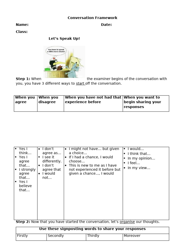 Signposting Words | PDF