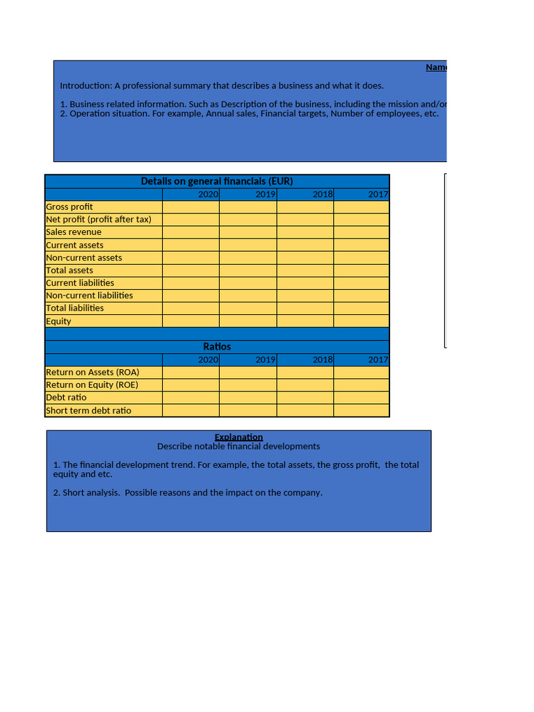 Report Structure | PDF