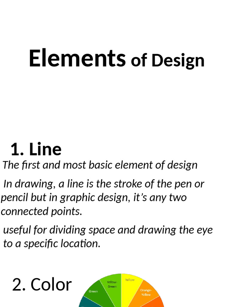 Elements of Design L1 | PDF