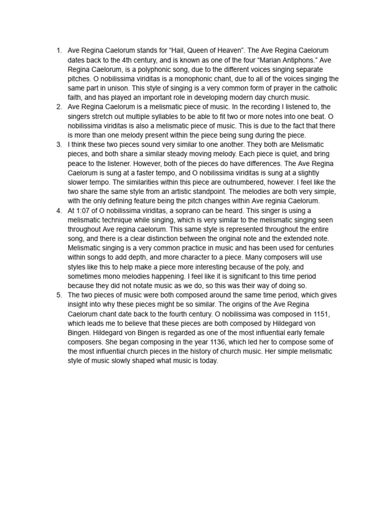 Listening Assignment | PDF