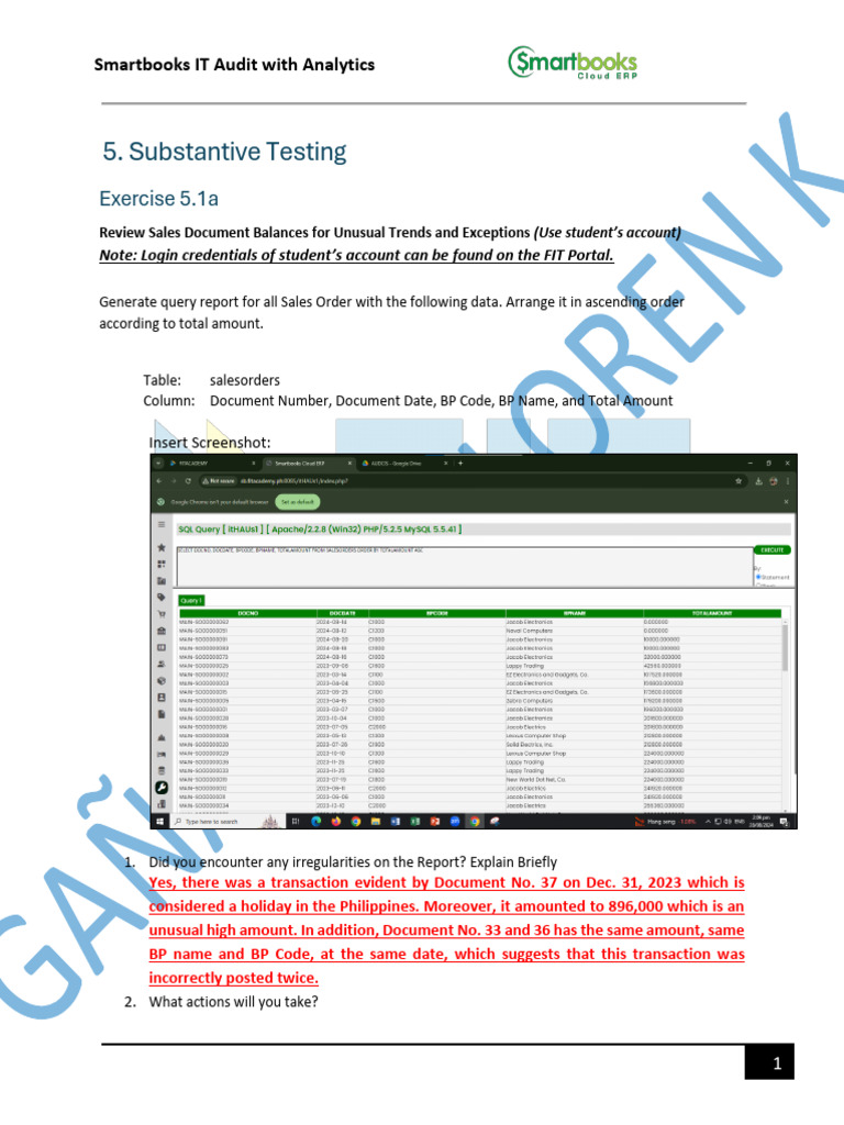 Gaña, Rica Loren K - Smartbooks Workbook - Activities 9-18B | PDF