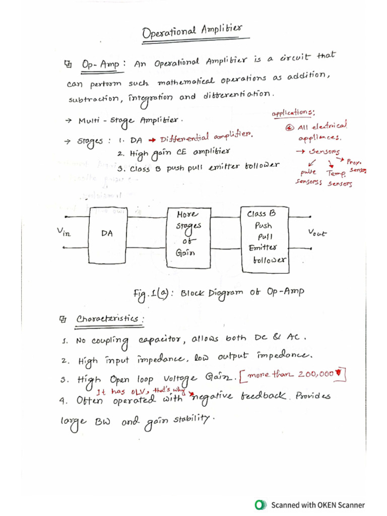 Sheet 1 Op Amp | PDF