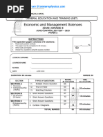 EMS Grade 8 Project 2023 TERM 3 QP and Memo | PDF | Partnership ...