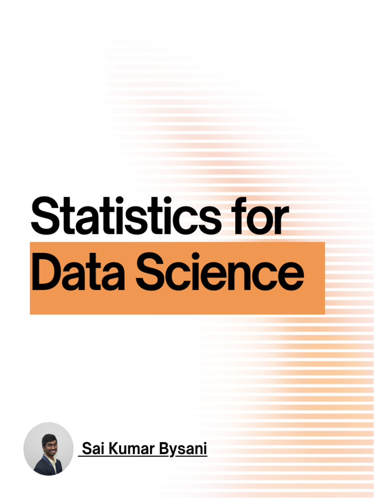 Statistics for Data Science | PDF