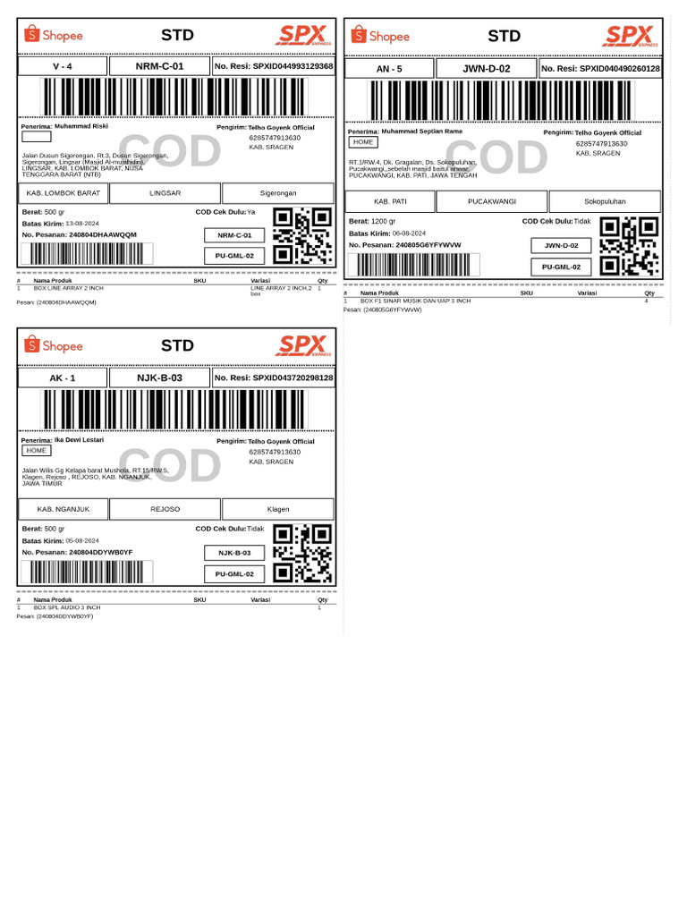 Resi SPX F1 Uap | PDF