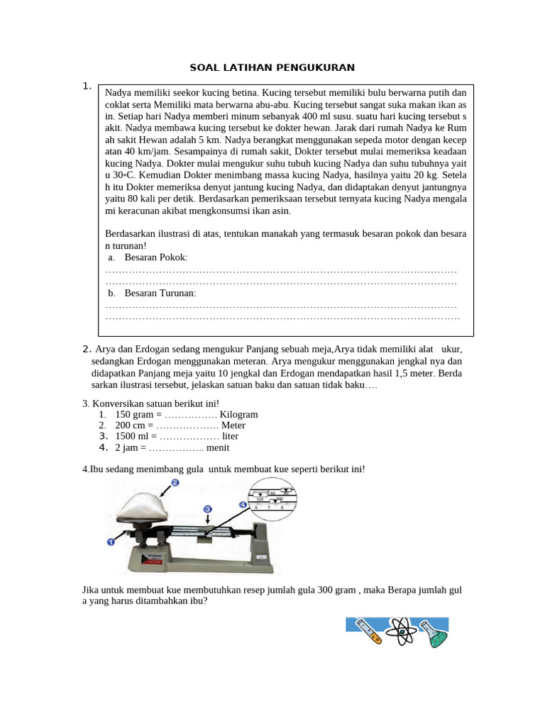 Soal Latihan Pengukuran | PDF