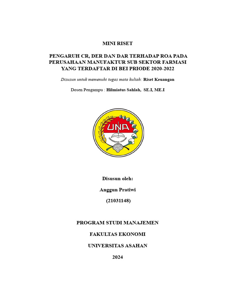 Mini Riset Fiks 1 | PDF