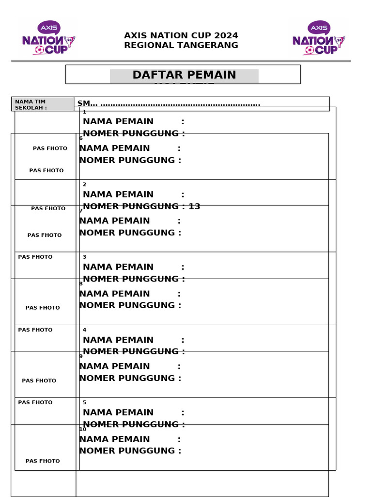 Album Pemain Anc PDF | PDF