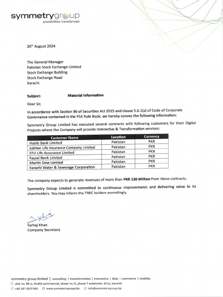 SYM Material Information | PDF