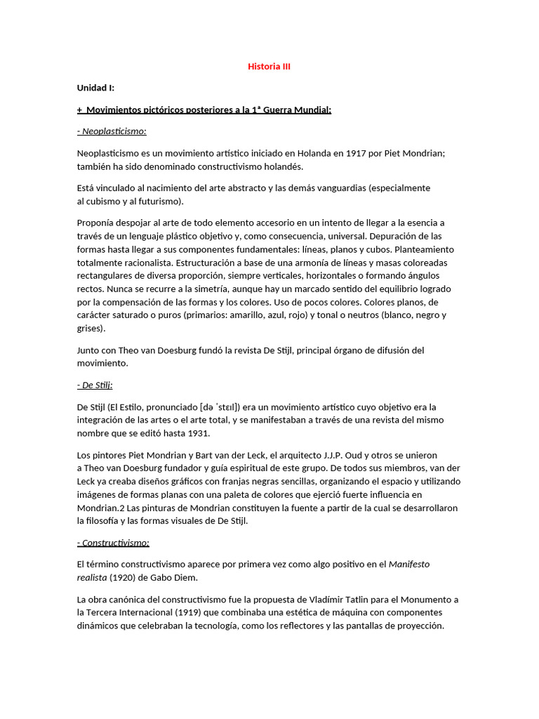 Historia III - Resumen - Final | PDF