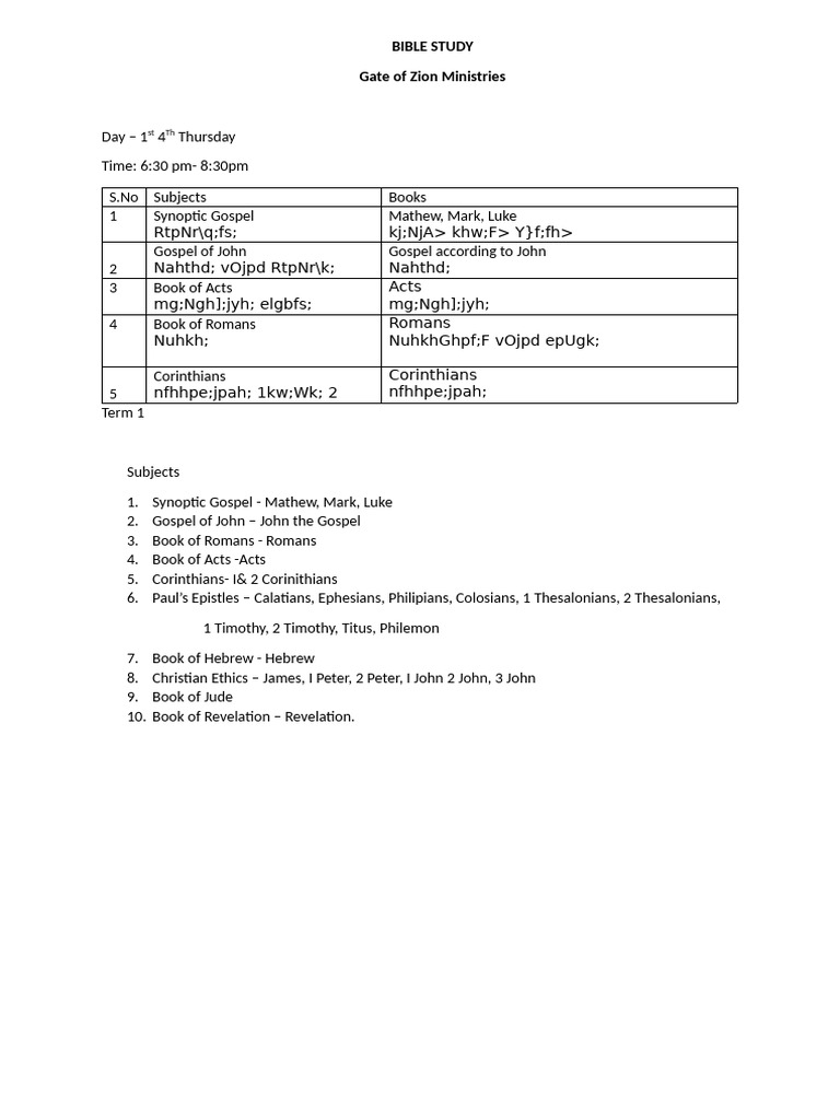 Synoptic Gospel | PDF