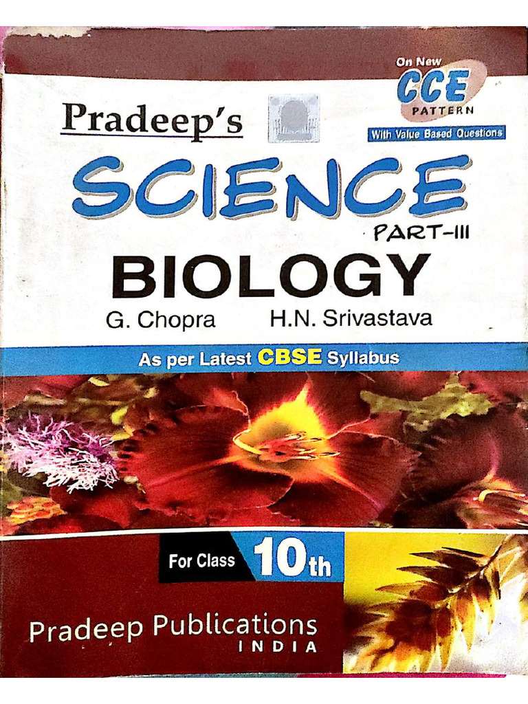 Pdfcoffee.com Class 10 Pradeepx27s Biology Bookpdf PDF Free | PDF