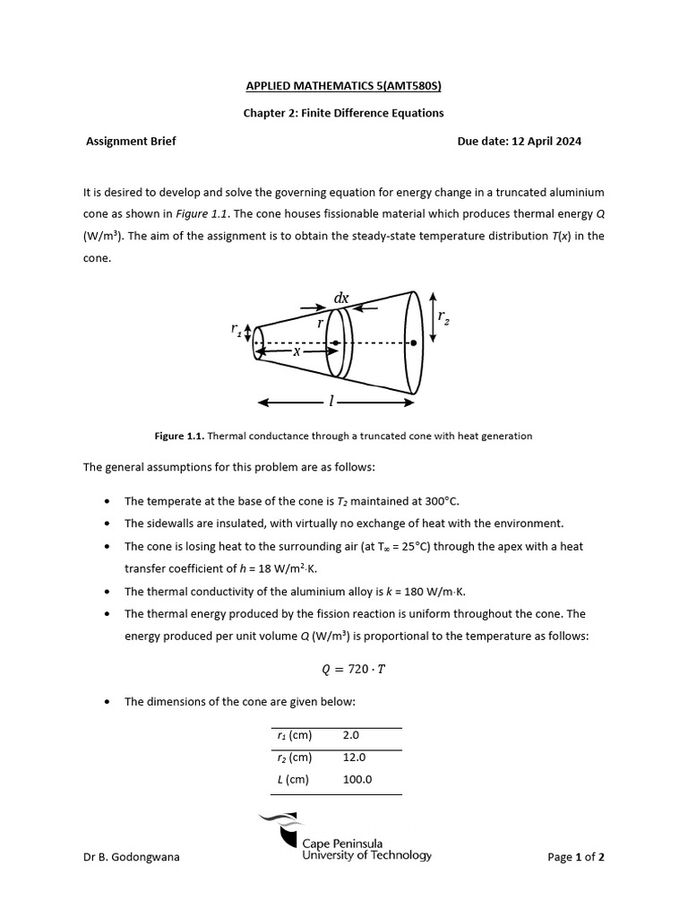 AMT580S_ Assignment 1-1 | PDF