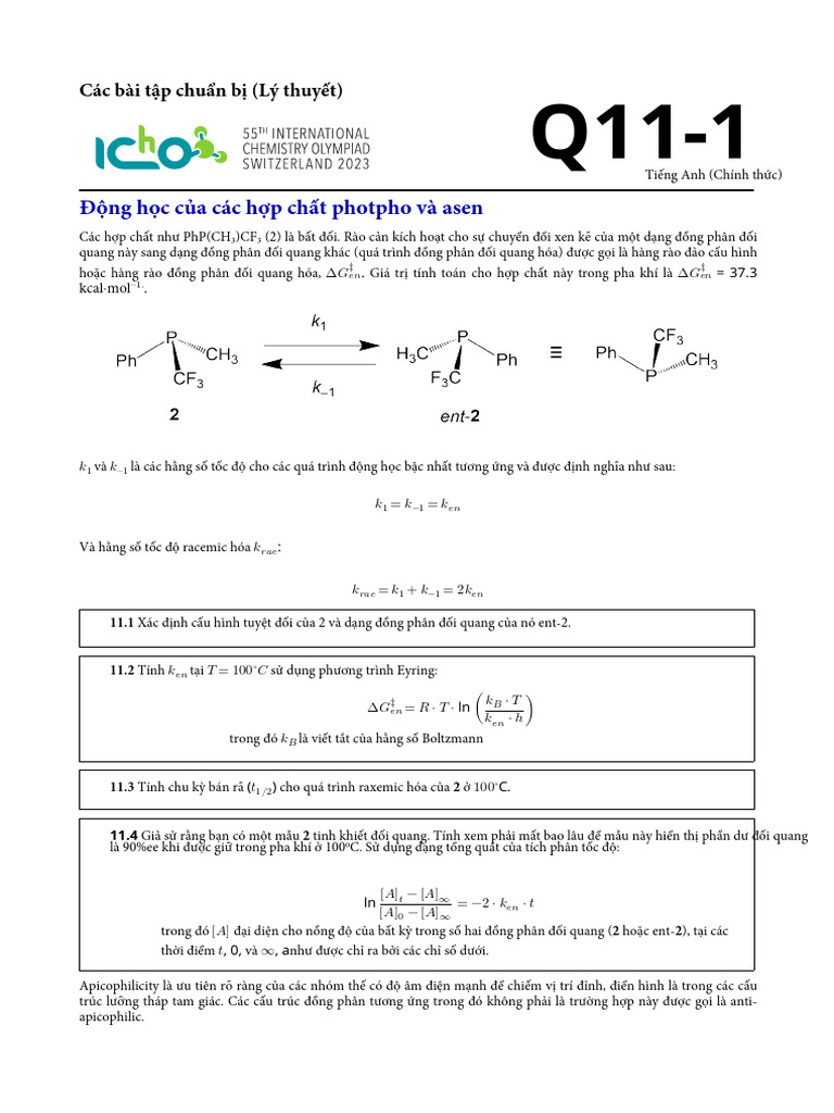 IChO 2023 Preparatory Problems v1 Q11-20 | PDF