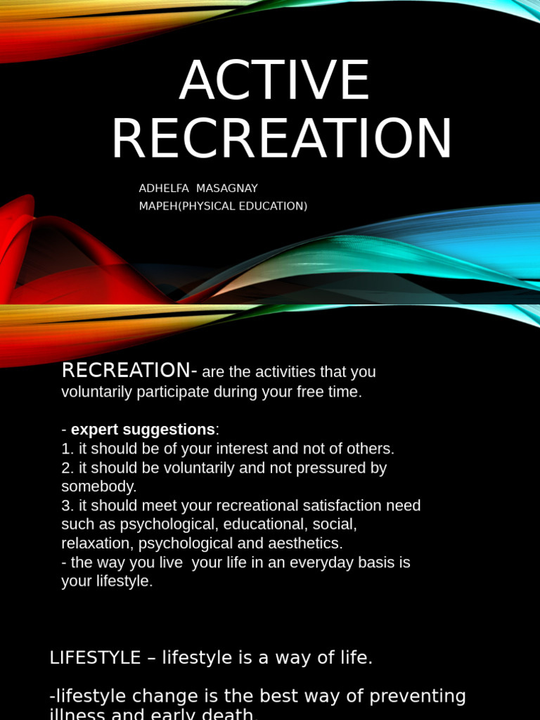 Active Recreation | PDF