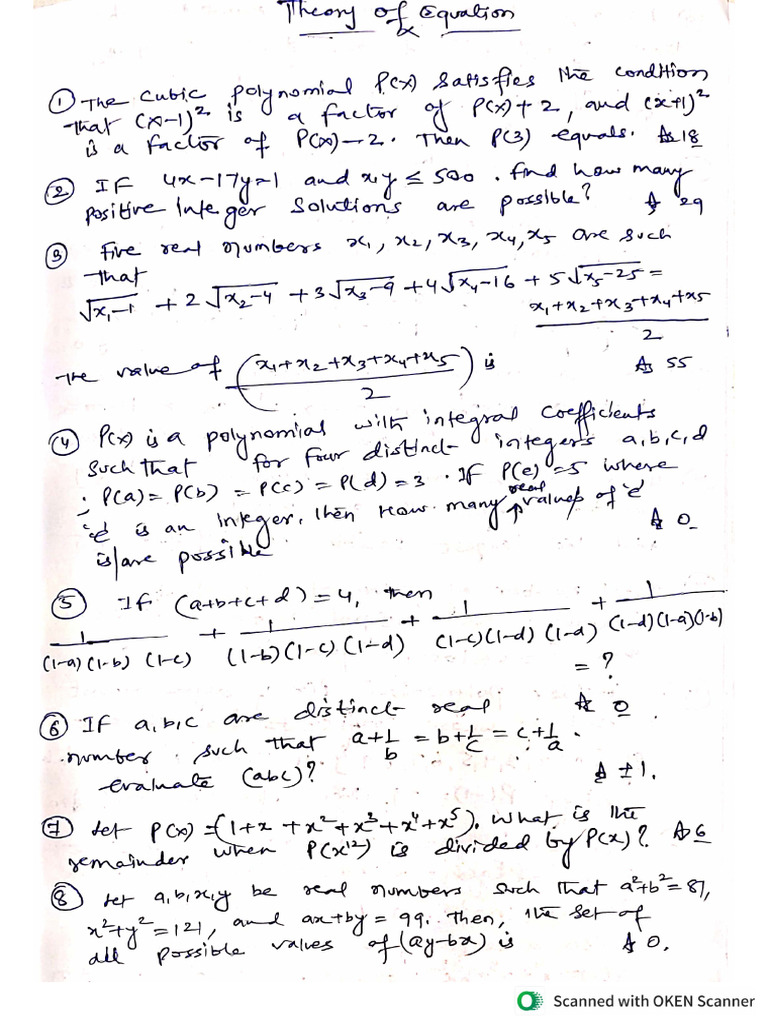 Level-1- (Algebra) | PDF