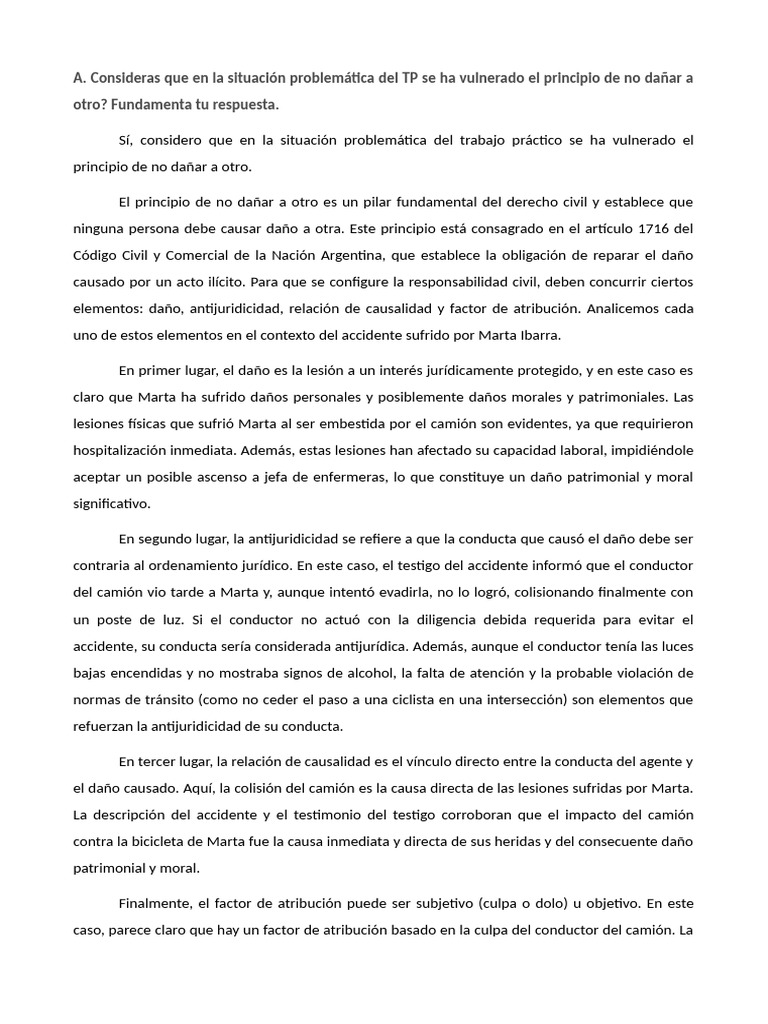 FORO - TP 2 DAÑOS | PDF