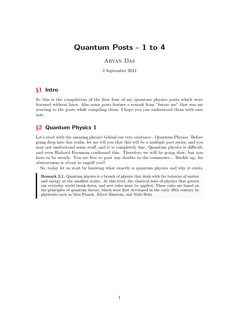 Understanding Quantum Physics Basics | PDF | Quantum Mechanics ...