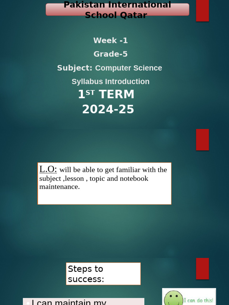 Class 5 Week 1 (Lec 1) Computer | PDF | Career & Growth | Computers