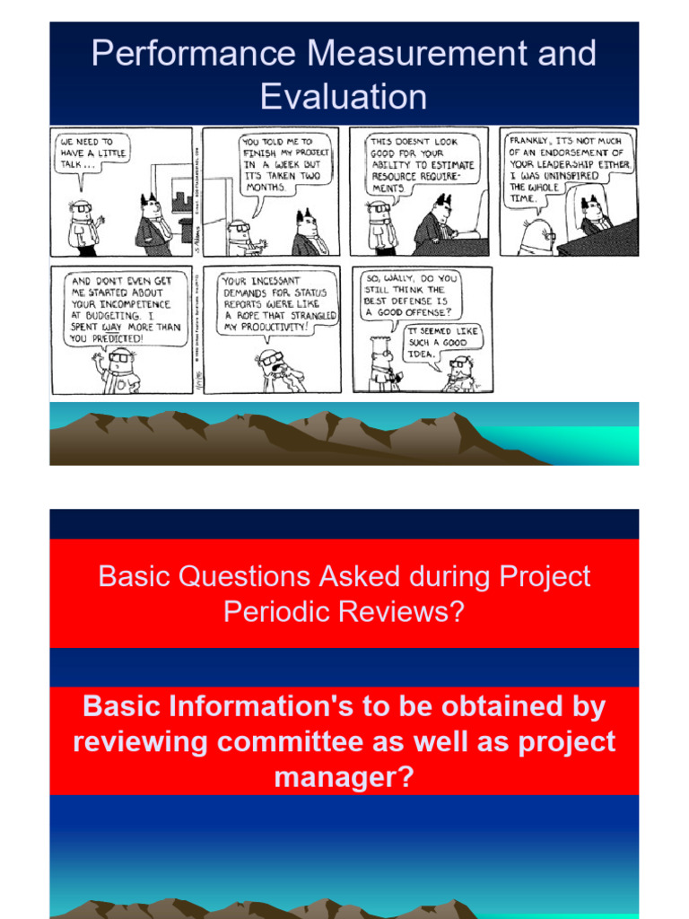 Performance Measurement and Evaluation | PDF