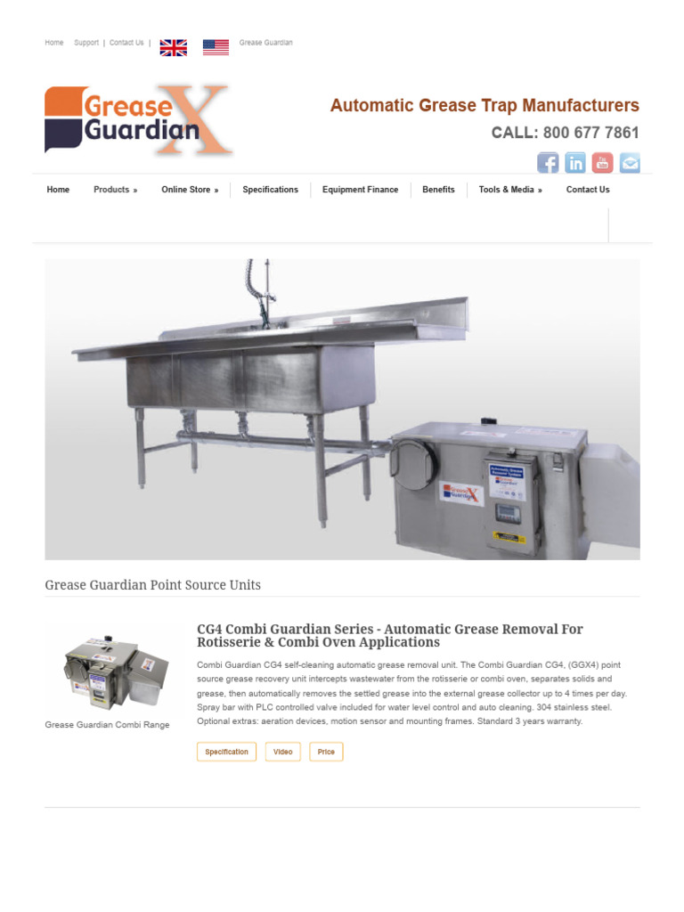 Grease Guardian USA » Grease Guardian Point Source Units - X or D ...