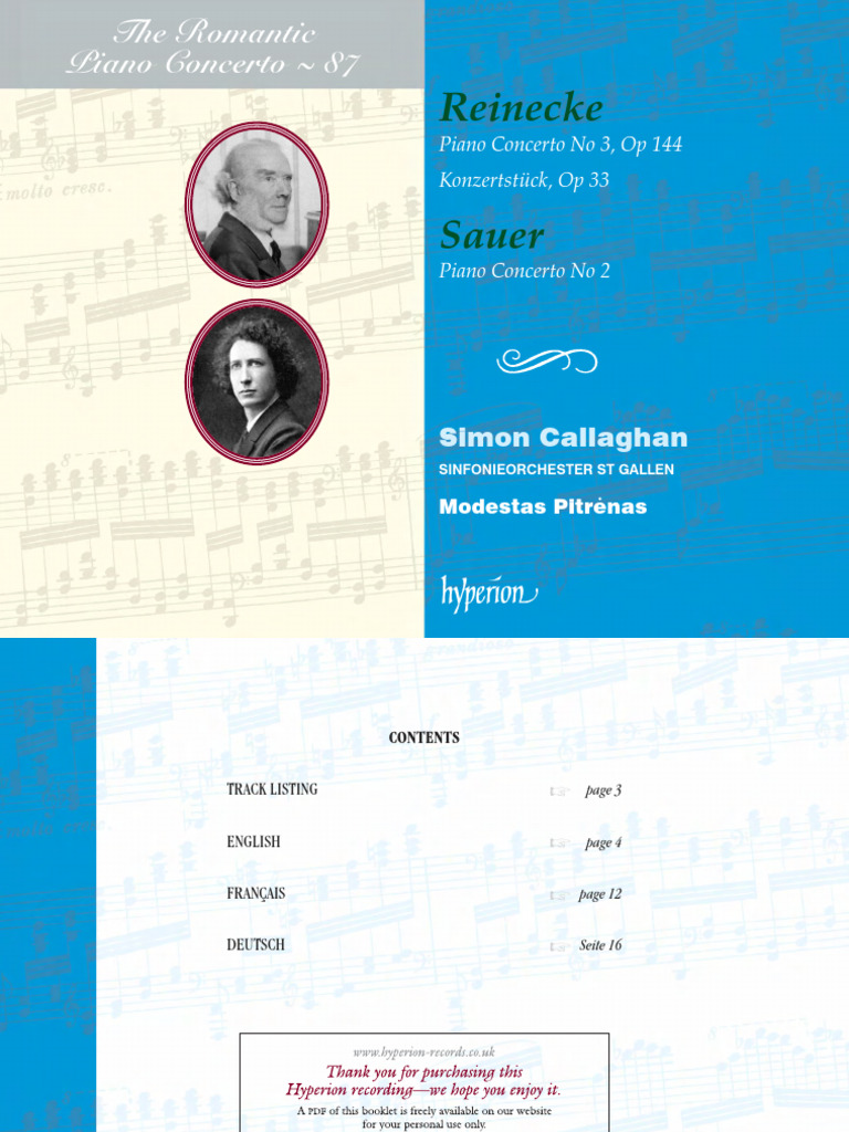 Romantic Piano Concerto87 | PDF