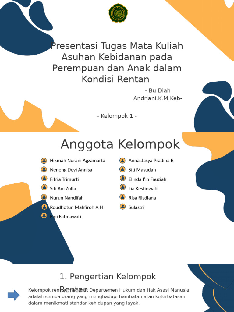 ASKEB Pada Perempuan Dan Anak DG Kondisi Rentan Dan Kebutuhan Khusus Pada Permasalahan Fisik | PDF