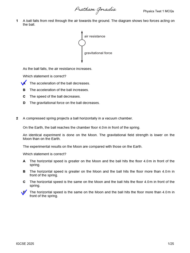 UT 1 Scope MCQ | PDF