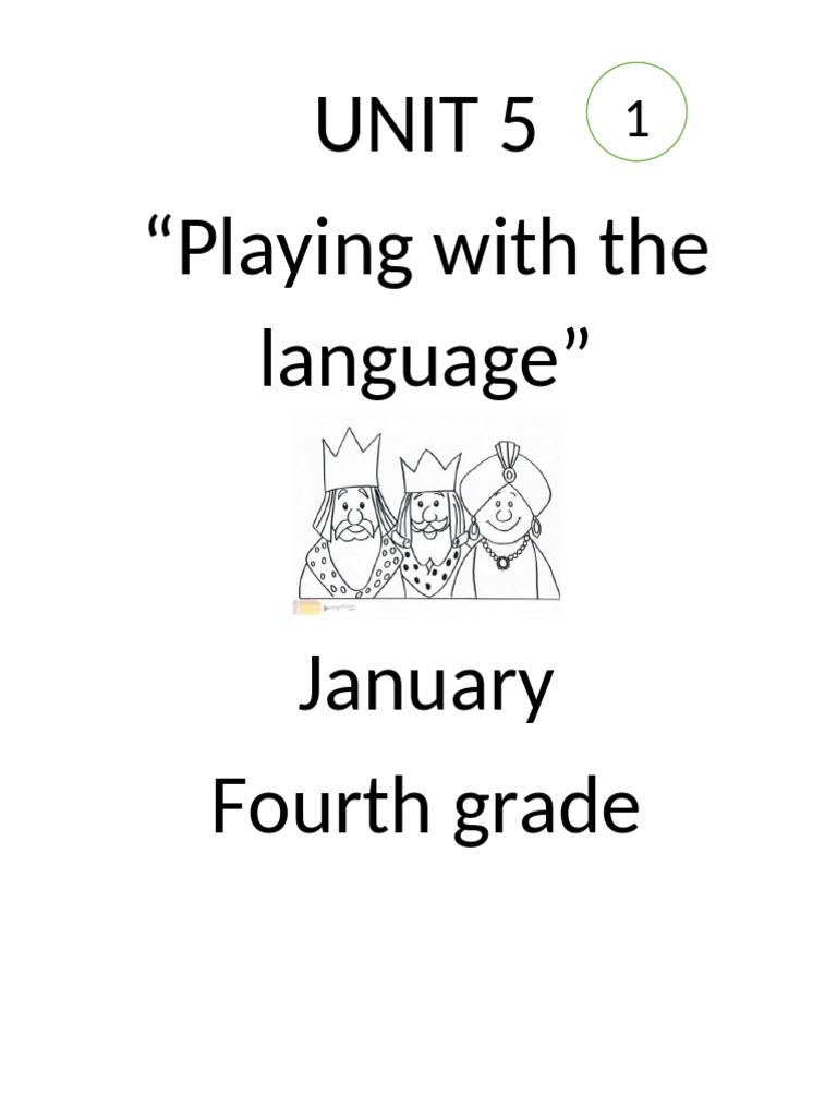 UNIT 5 Fourth Grade | PDF