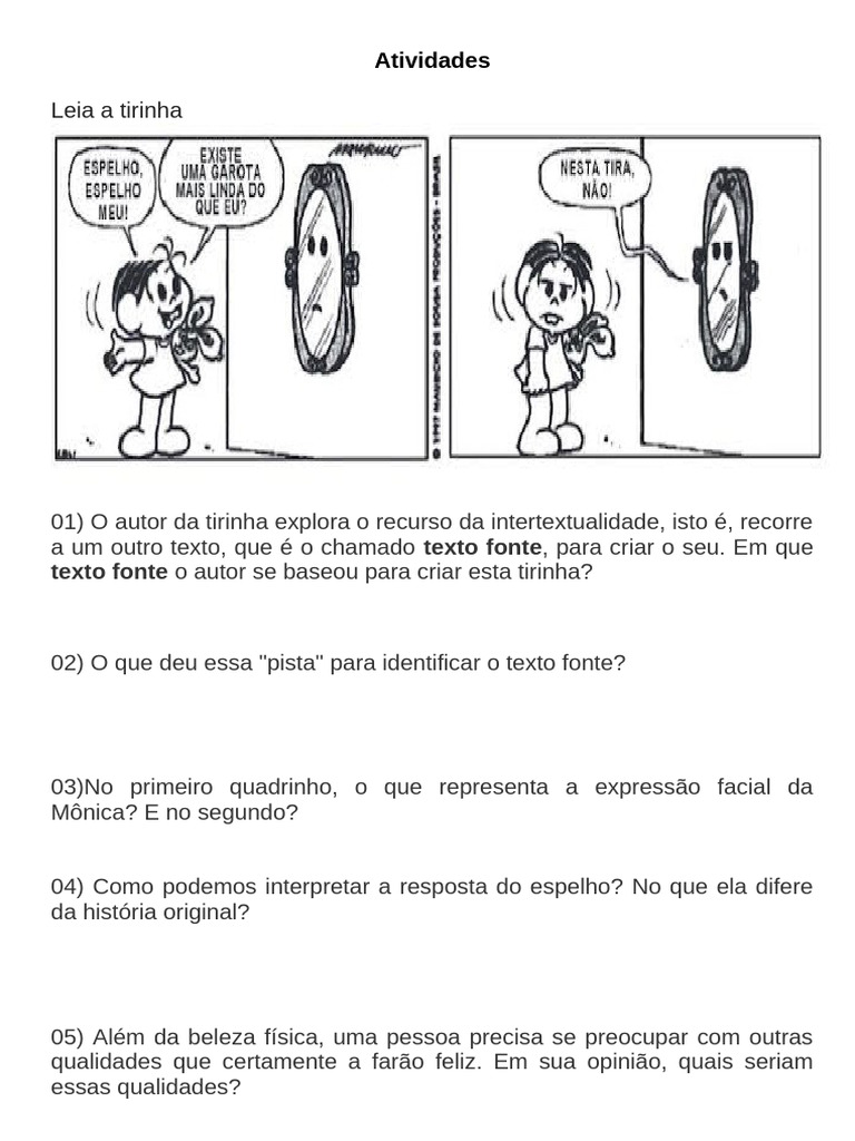 6º Intertextualidade e Paragrafacao | PDF | Quadrinhos