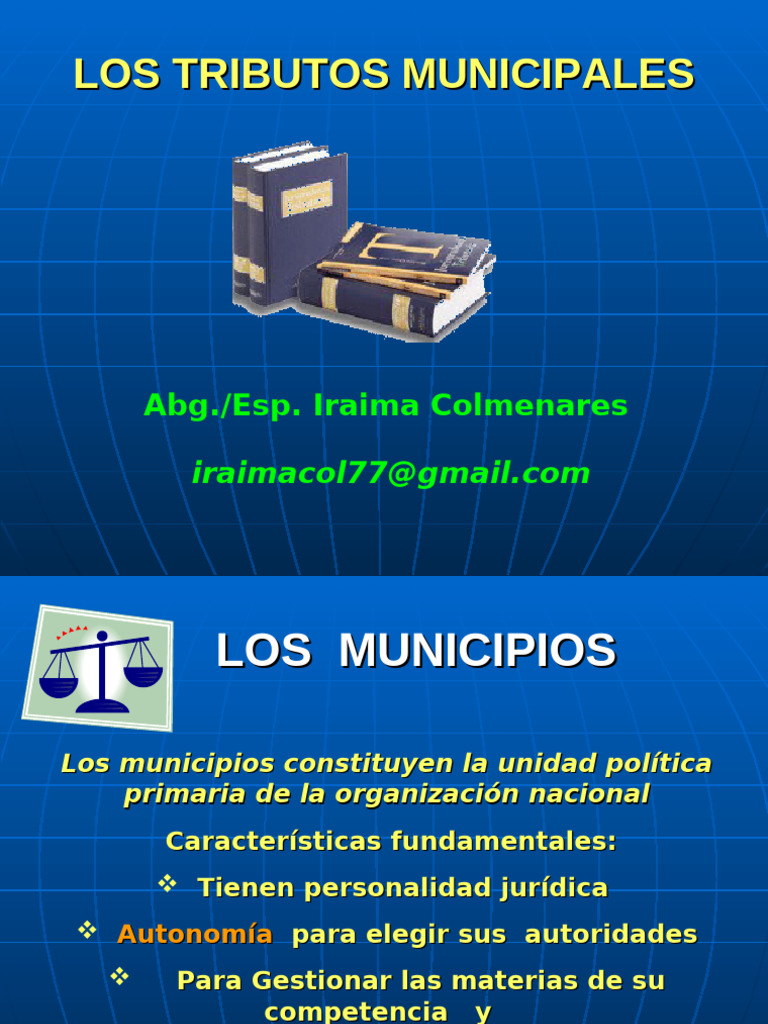 Los Tributos Municipales | PDF