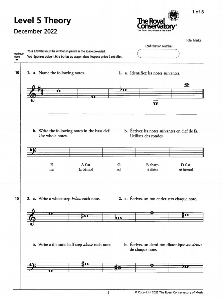 Level 5 - Theory Test Papers | PDF