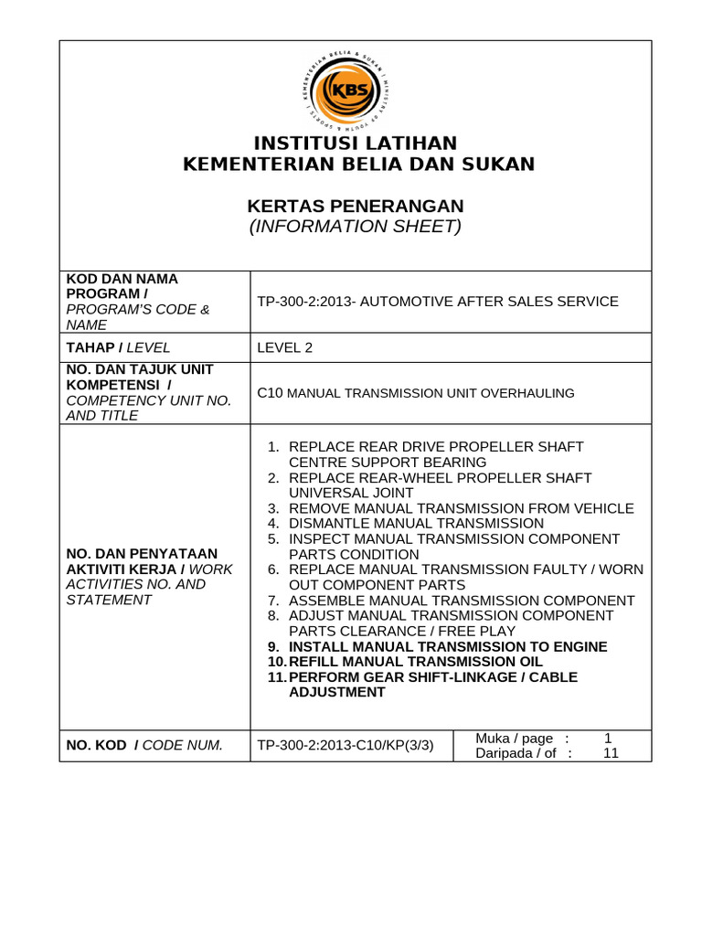 Kertas Penerangan | PDF
