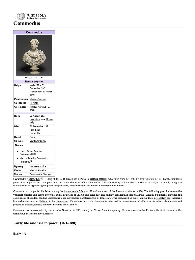 Commodus | PDF