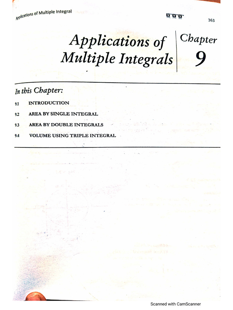 Application of Multiple Integrals | PDF