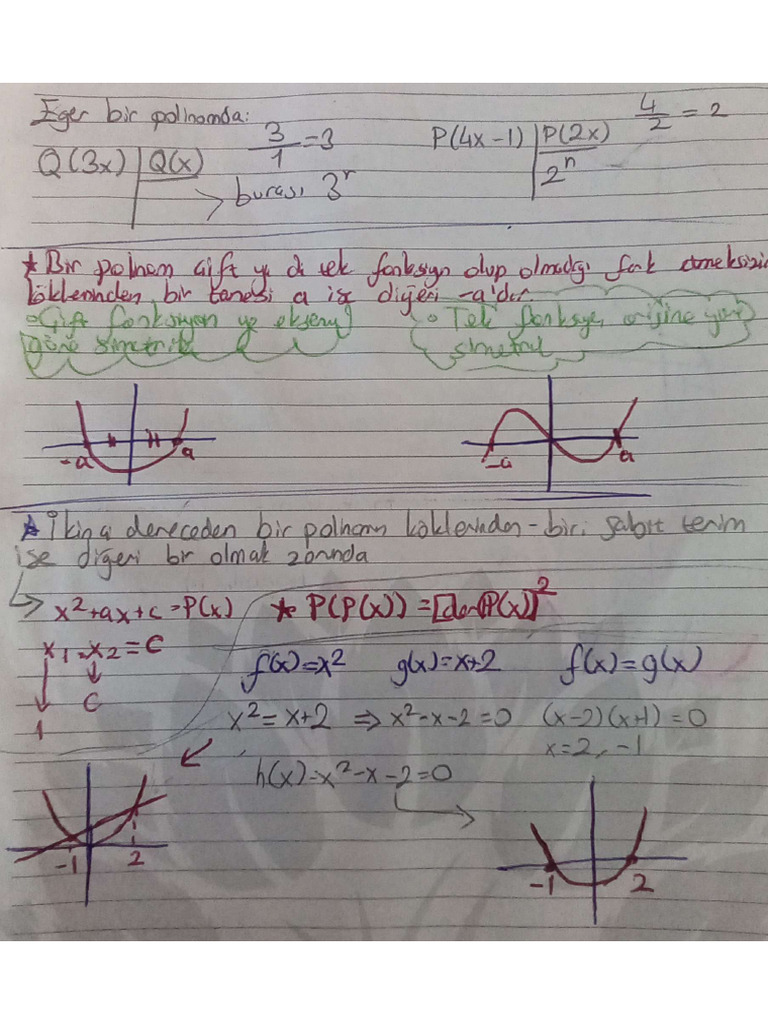 Polynomial Lecture Notes Manuscript | PDF